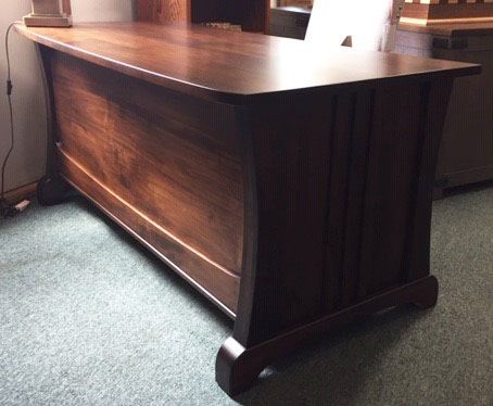 Harmony Executive Desk | Amish Solid Hardwood Executive Desk