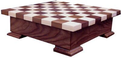 Checker and Chess Board with Storage | Amish Chessboard